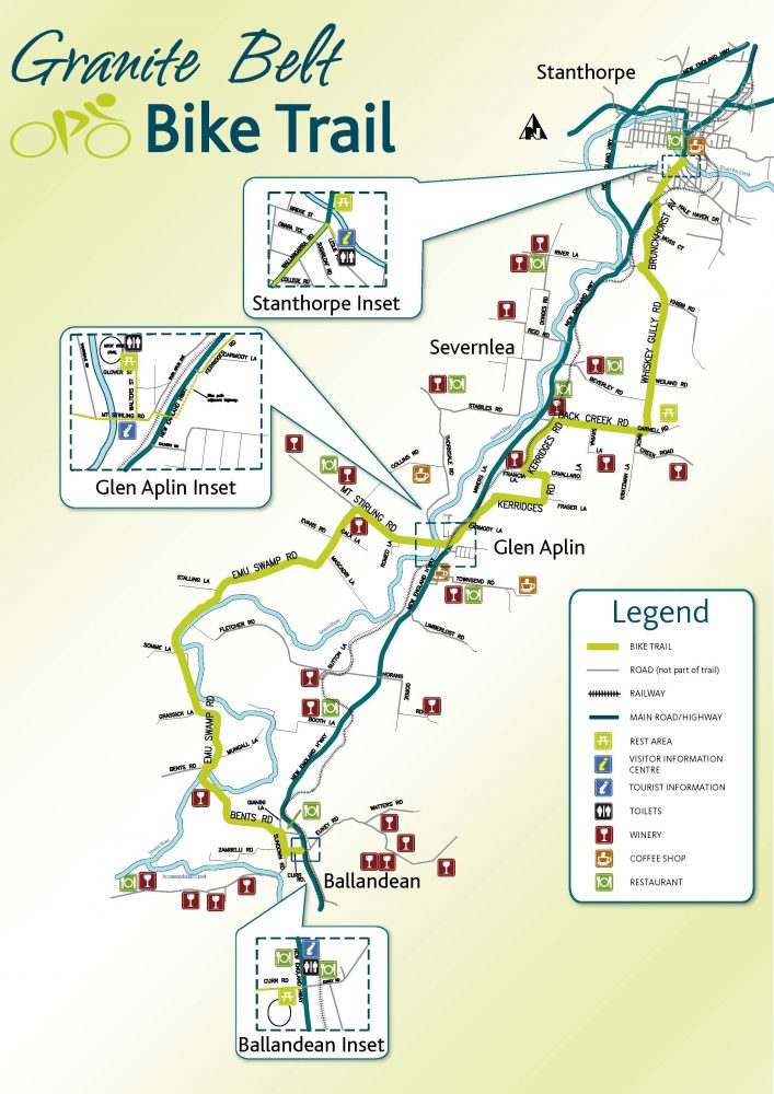 Granite Belt Bike Trail - Southern Downs & Granite Belt
